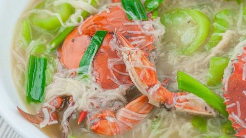 How To Cook The Best Crab With Misua - Eat Like Pinoy